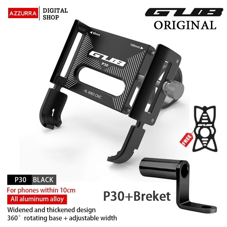 Jual Holder Hp Motor Besi Stang GUB P30 Phone Stand Penyangga Pegangan ...