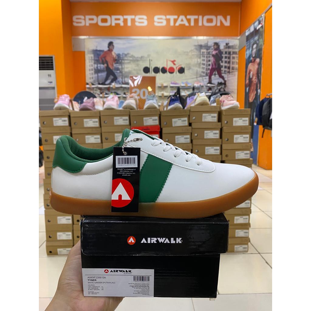 Jual Airwalk Tyner White/Green Men's Shoes Original | Shopee Indonesia