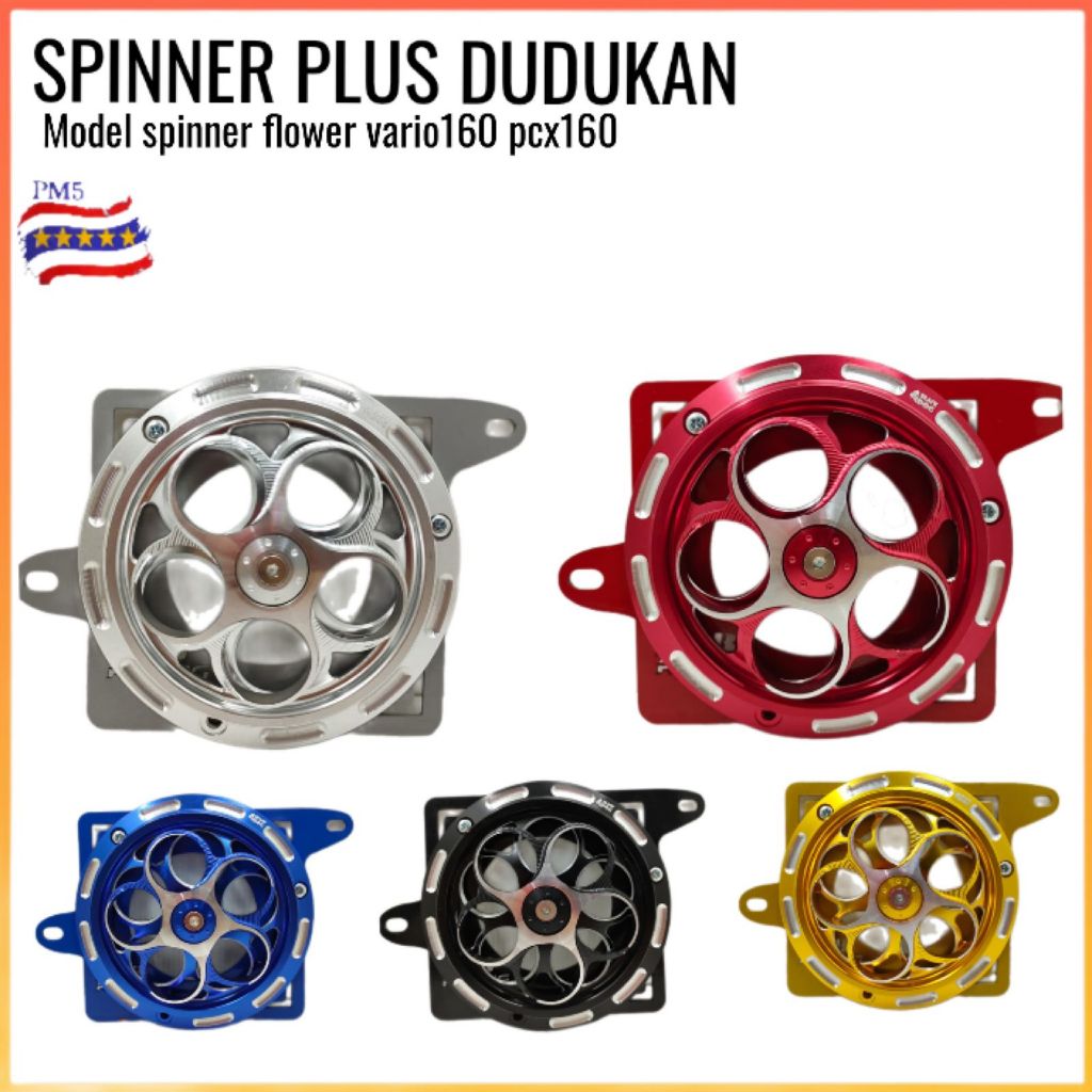Jual Breket dudukan Spinner Radiator NSB Set Spinner Model Flower Full ...