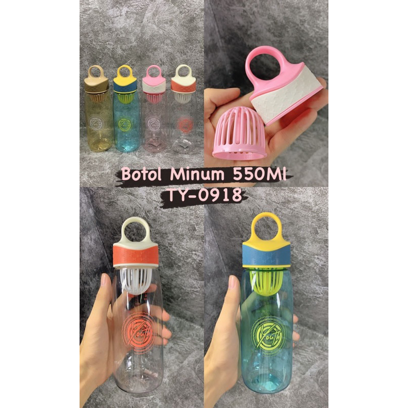 Jual Botol Minum Aesthetic 550ml Water Bottle Botol Estetik Botol ...