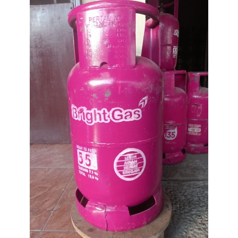 Jual TABUNG GAS 5,5 KG / BRIGHT GAS (KOSONGAN) | Shopee Indonesia