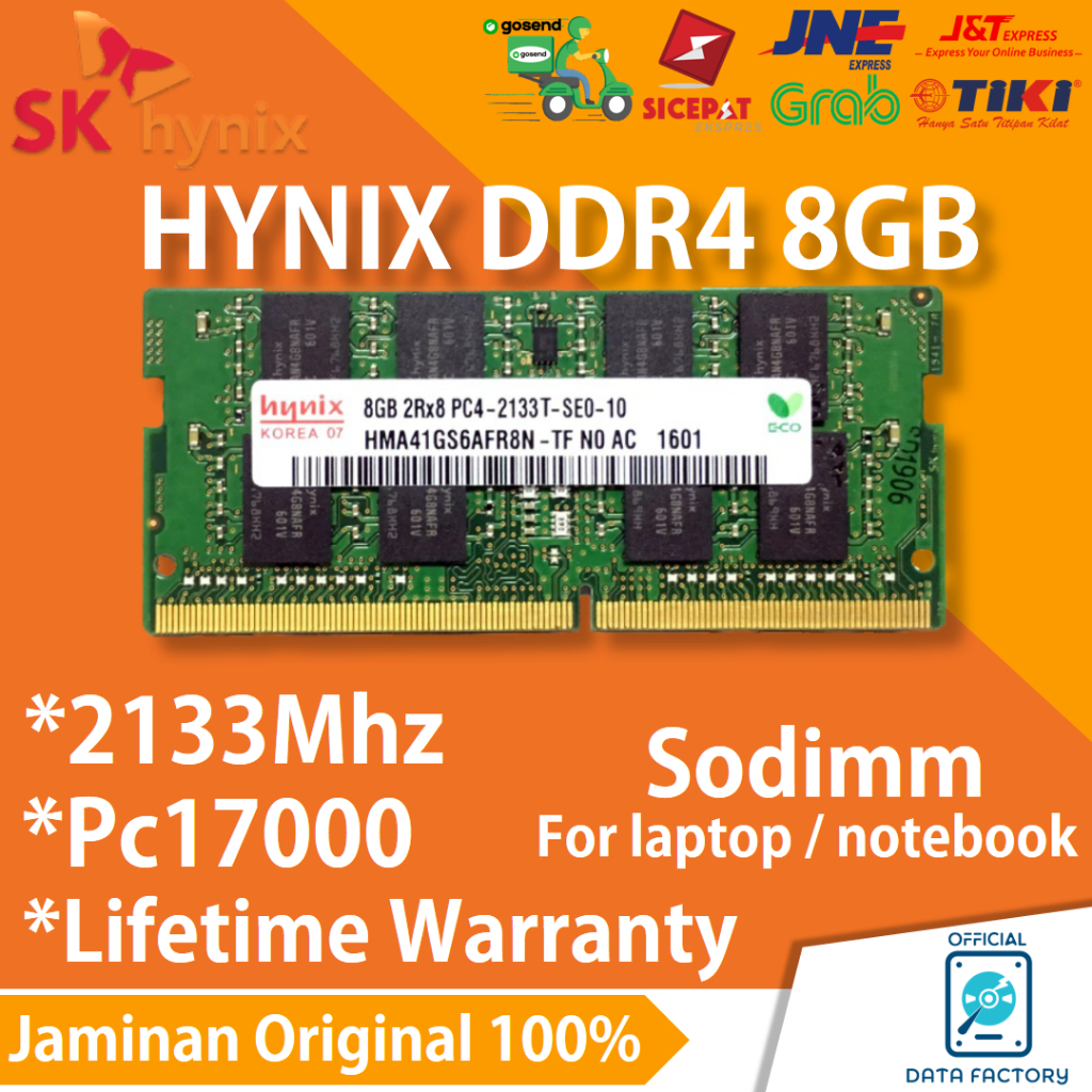 Jual RAM LAPTOP HYNIX DDR4 8GB 2133Mhz / PC17000 SODIMM NOTEBOOK MEMORY ORI | Shopee Indonesia