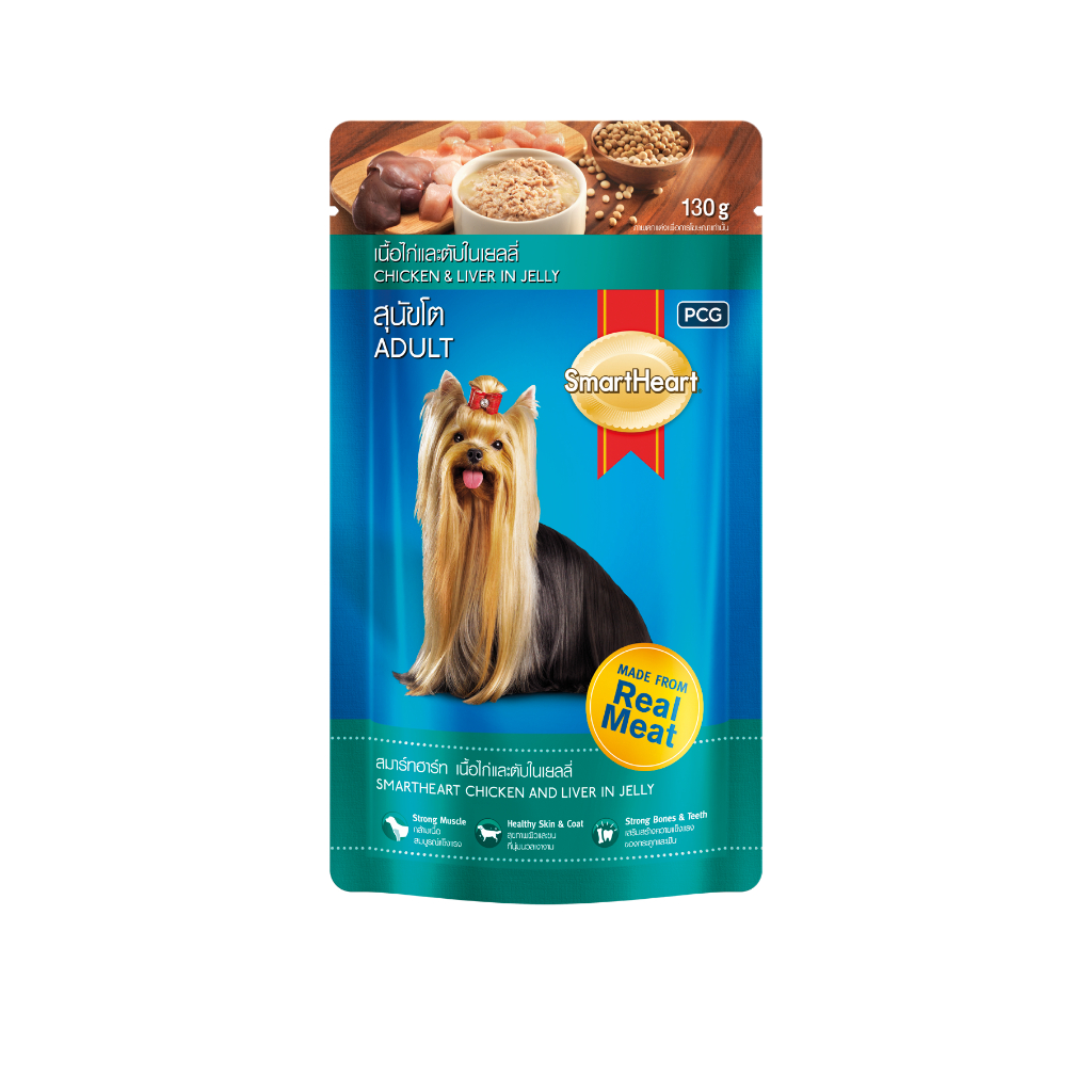 Jual SmartHeart Pouch Dog Food 130 Gram - Makanan Anjing Basah ...