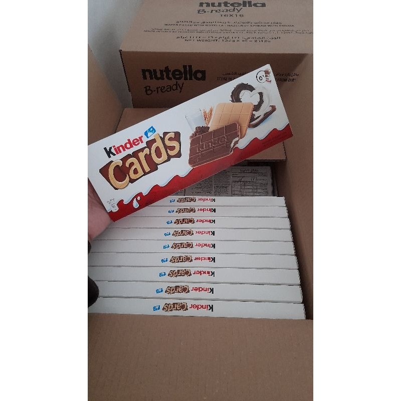 Jual Kinder Cards Bar Coklat Biskuit ARAB SAUDI (isi 5 card) | Shopee ...