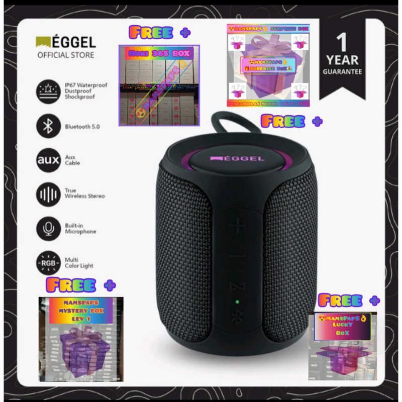 Jual EGGEL TERRA 3 MINI 360 DEGREE SOUND IP67 WATERPROOF DUSTPROOF ...