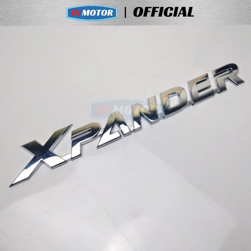 Jual Emblem logo Xpander Chrome bagasi belakang original logo Xpander ...