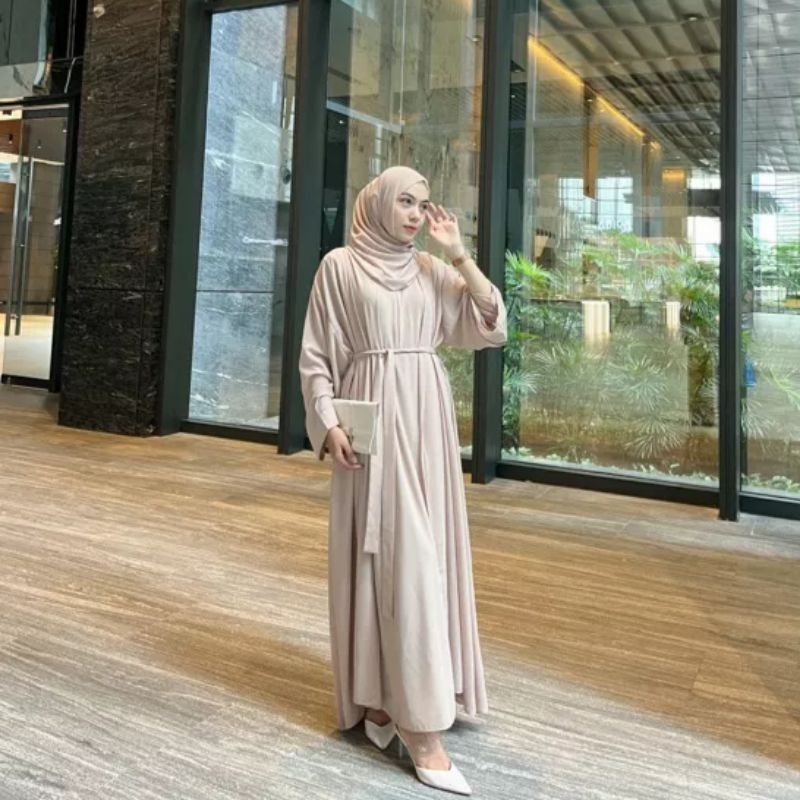 Jual KhilyaaFashion-GAMIS ABAYA MEDINA (BONUS HIJAB PASHMINA) TERBARU ...