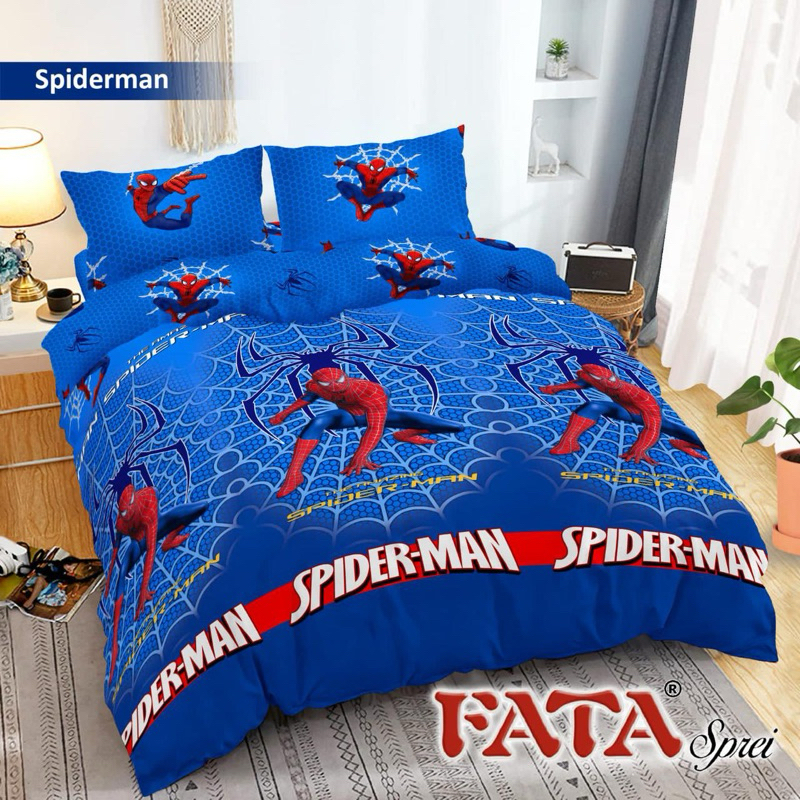 Jual FATA - Bed Cover Set Spiderman Ukuran Single 120x200 | Shopee ...