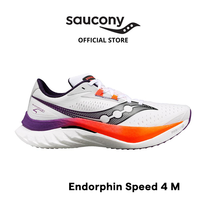 Jual Sepatu Lari Pria SAUCONY Shoes Endorphin Speed 4 Men - White ...