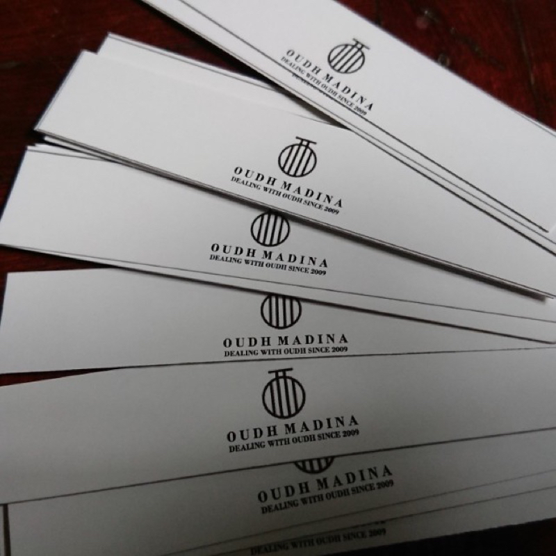 Jual Kertas Parfum 100 pcs Free Custom Logo Paper Strip Perfume Paper ...