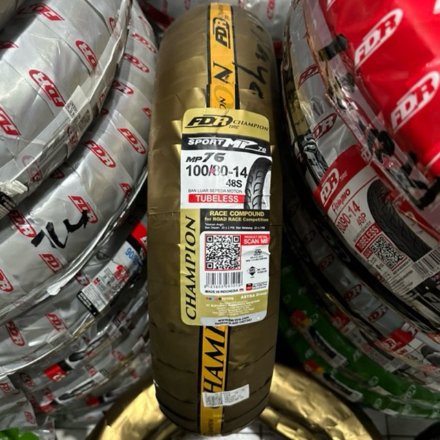 Jual Ban Sport MP76 FDR 100/80-14 Race Compound | Shopee Indonesia