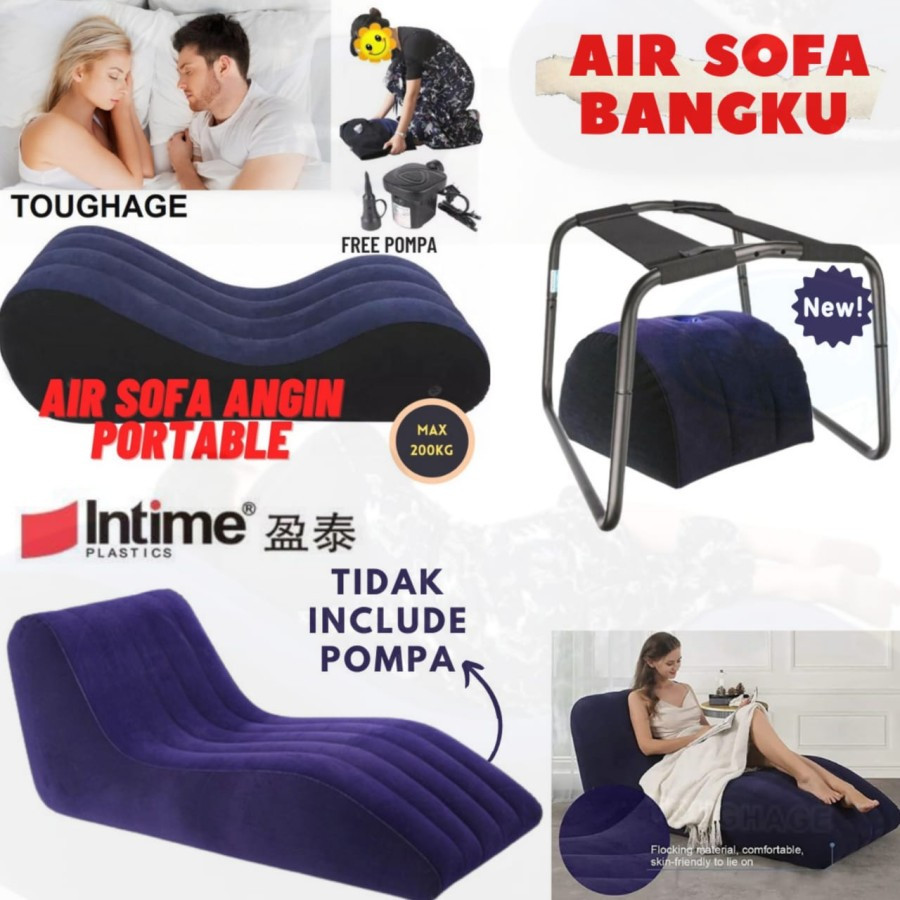 Jual Air Sofa Angin Portable Inflatable Kamasutra Tantra Sofa Bed Kasur Angin S Dengan Pompa ...