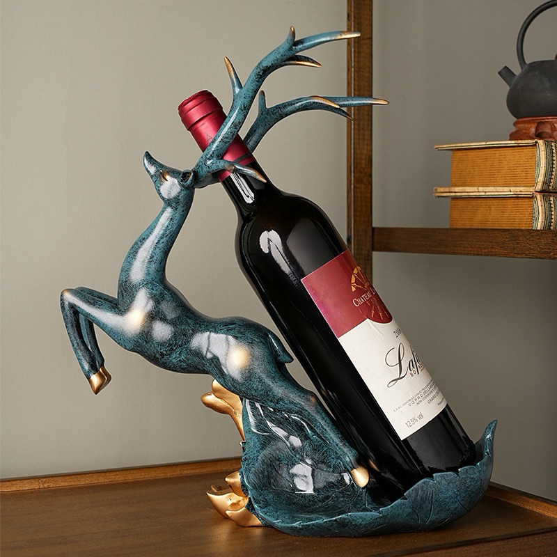 Jual BELLESHOME Deer Wine Holder Storage/ Tempat Wine Rusa Nordic ...