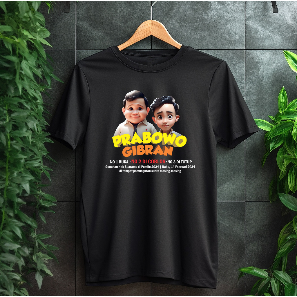 Jual Kaos Prabowo Gibran Gemoy Pemilu 2024 | Shopee Indonesia