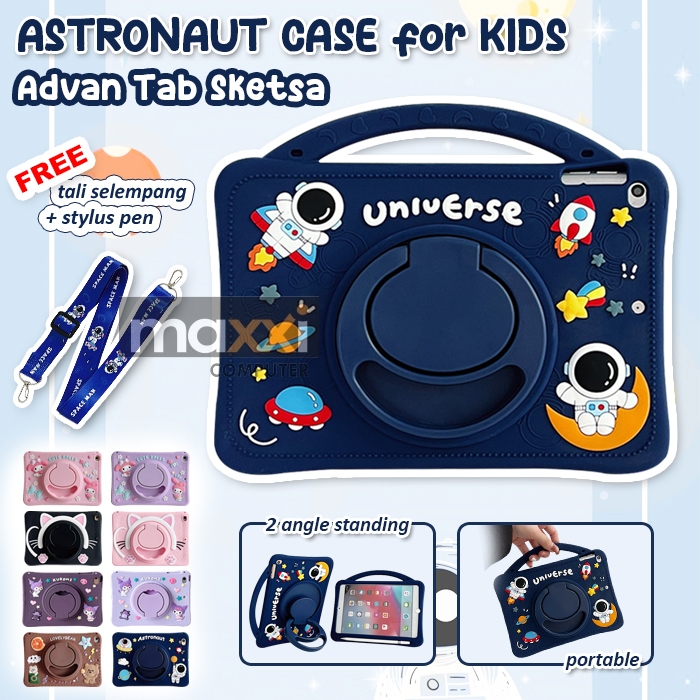 Jual ( BONUS TALI SELEMPANG ) Universal Case Tablet Advan Sketsa 1 2 3 ...