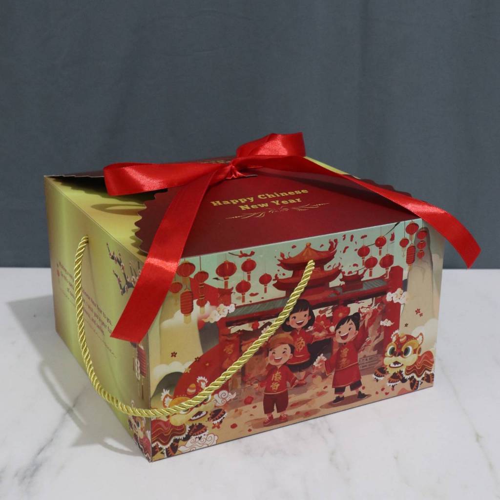 Jual Kotak Gift Box Hampers Natal + Pita / Hampers Natal / Kotak Natal ...