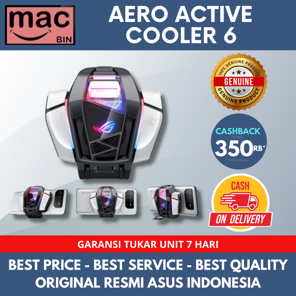 Jual Aeroactive Cooler Asus Rog Phone 6 Pro Series | Shopee Indonesia