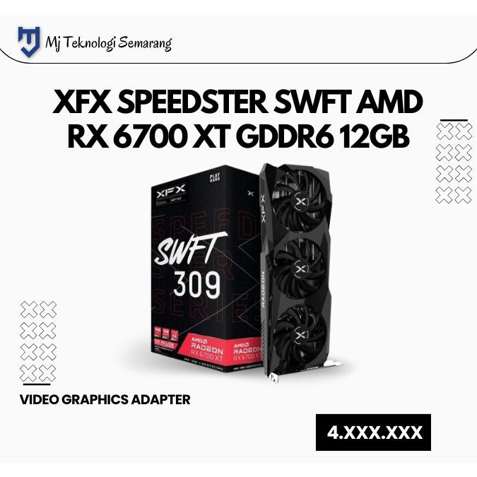 Jual XFX SPEEDSTER SWFT AMD Radeon RX 6700 XT GDDR6 12GB | Shopee Indonesia