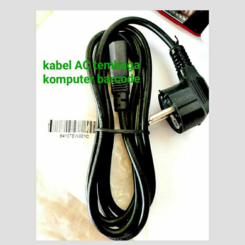 Jual kabel ac komputer merek barcode cobra tembaga | Shopee Indonesia