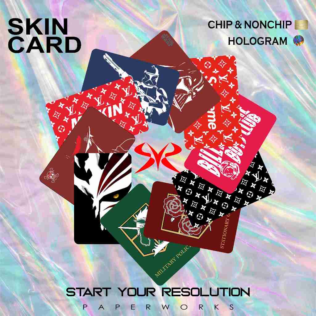 Jual HOLO Skin Card / Skin Kartu / Sticker Kartu ATM Chip Hologram ...
