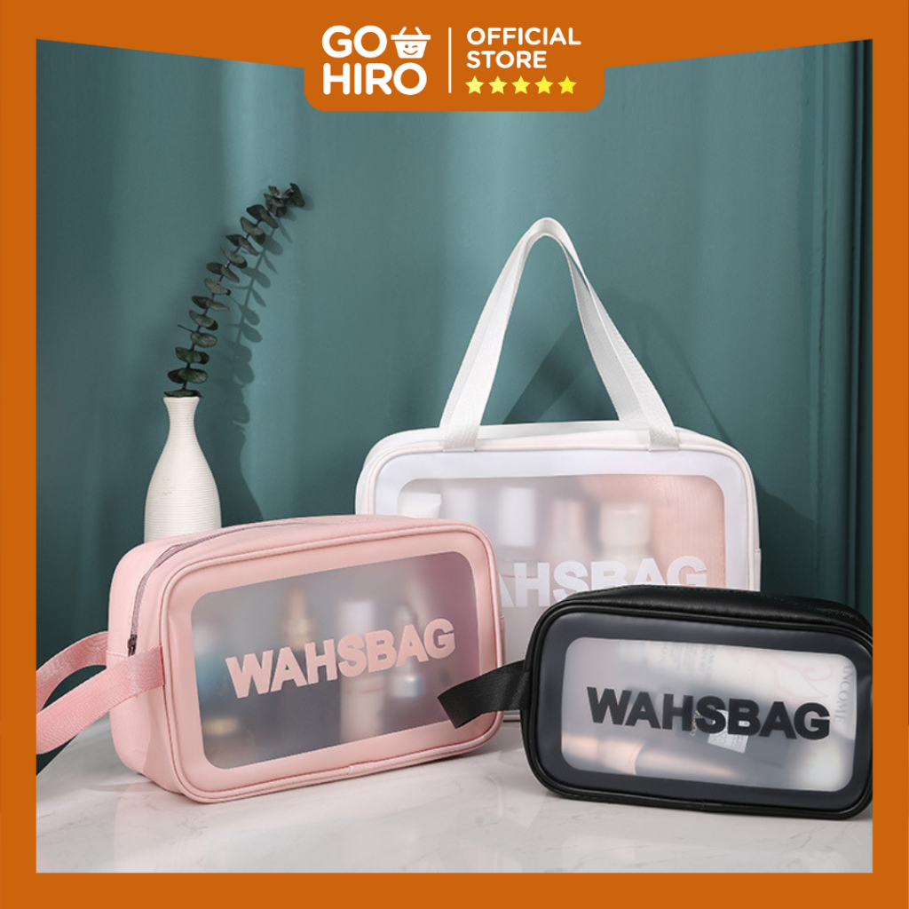Jual Tas Kosmetik Washbag Travel Pouch Make Up Organizer Transparan ...