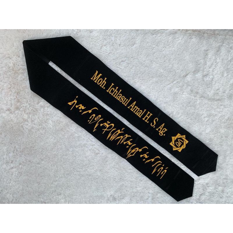 Jual Selempang Wisuda Leher Font Arab ( Free Logo) #F | Shopee Indonesia