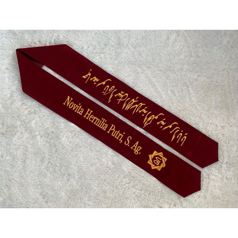 Jual Selempang Wisuda Leher Font Arab ( Free Logo) #F | Shopee Indonesia