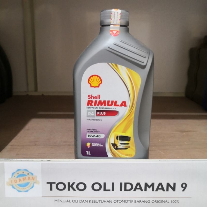 Jual SHELL RIMULA R4 PLUS 15W-40 CI-4 ISI 1 LITER | Shopee Indonesia