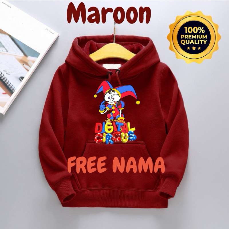 Jual HOODIE ANAK SWEATER ANAK POMNI DIGITAL CIRCUS | Shopee Indonesia