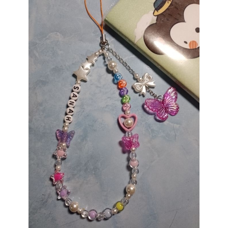 Jual berbagai macam strap hp,model,dan bisa requet nama | Shopee Indonesia