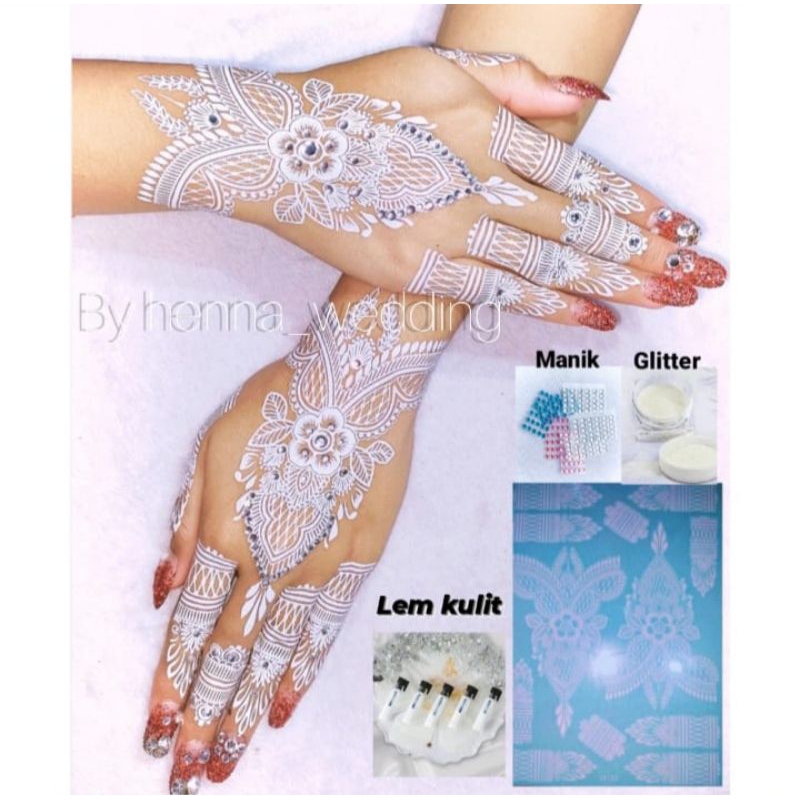 Gambar Motif Henna Wedding