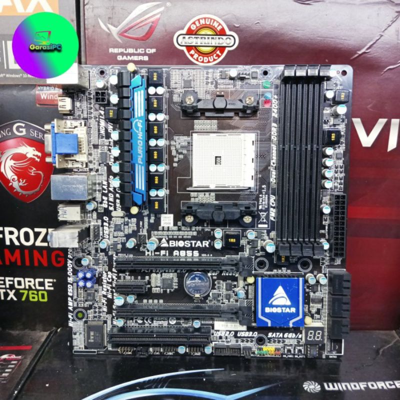 Jual Motherboard AMD BIOSTAR Hi-Fi A85S Socket FM2 DDr3 | Shopee Indonesia
