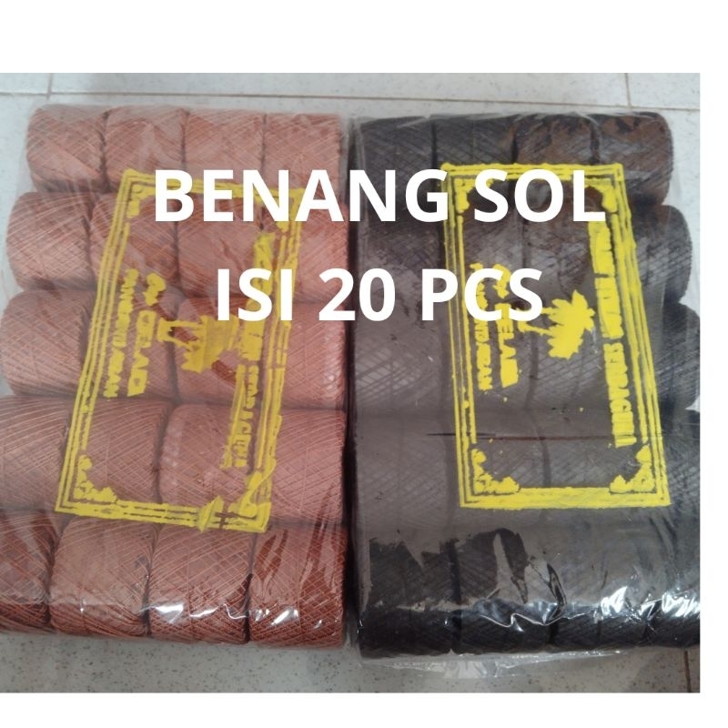 Jual Benang Sol Sepatu 1 Pack isi 20 Pcs / Benang Nilo Sol Sepatu ...
