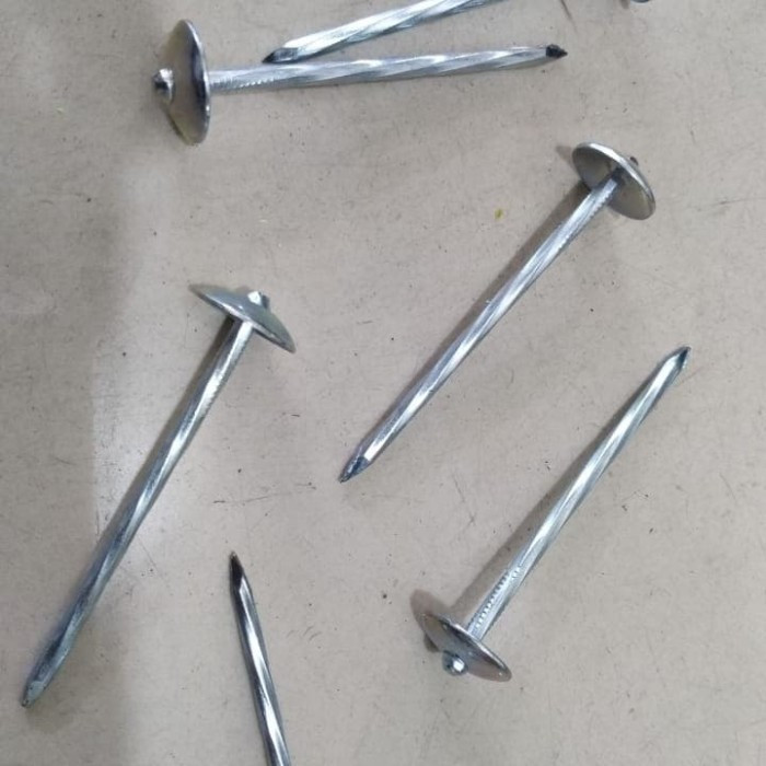 Jual Paku payung/Paku asbes/Paku seng segala ukuran kemasan 1 Kg berat ...