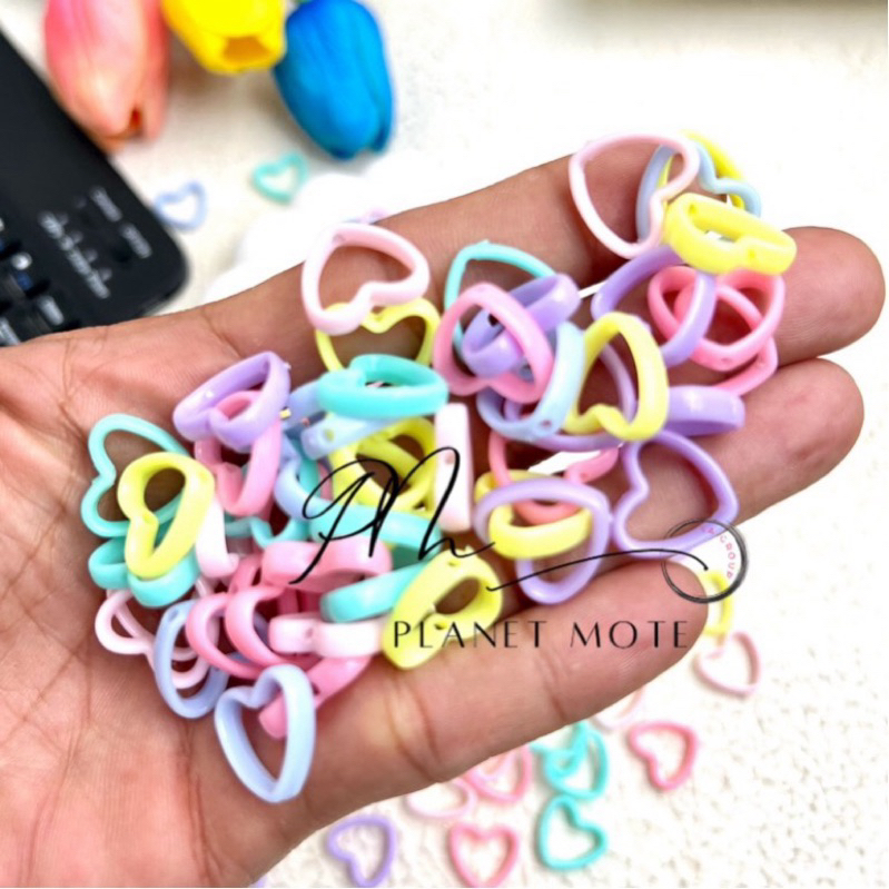 Jual Manik Mote Love Pandora Pastel | Manik Love Bolong (15gr) | Shopee ...