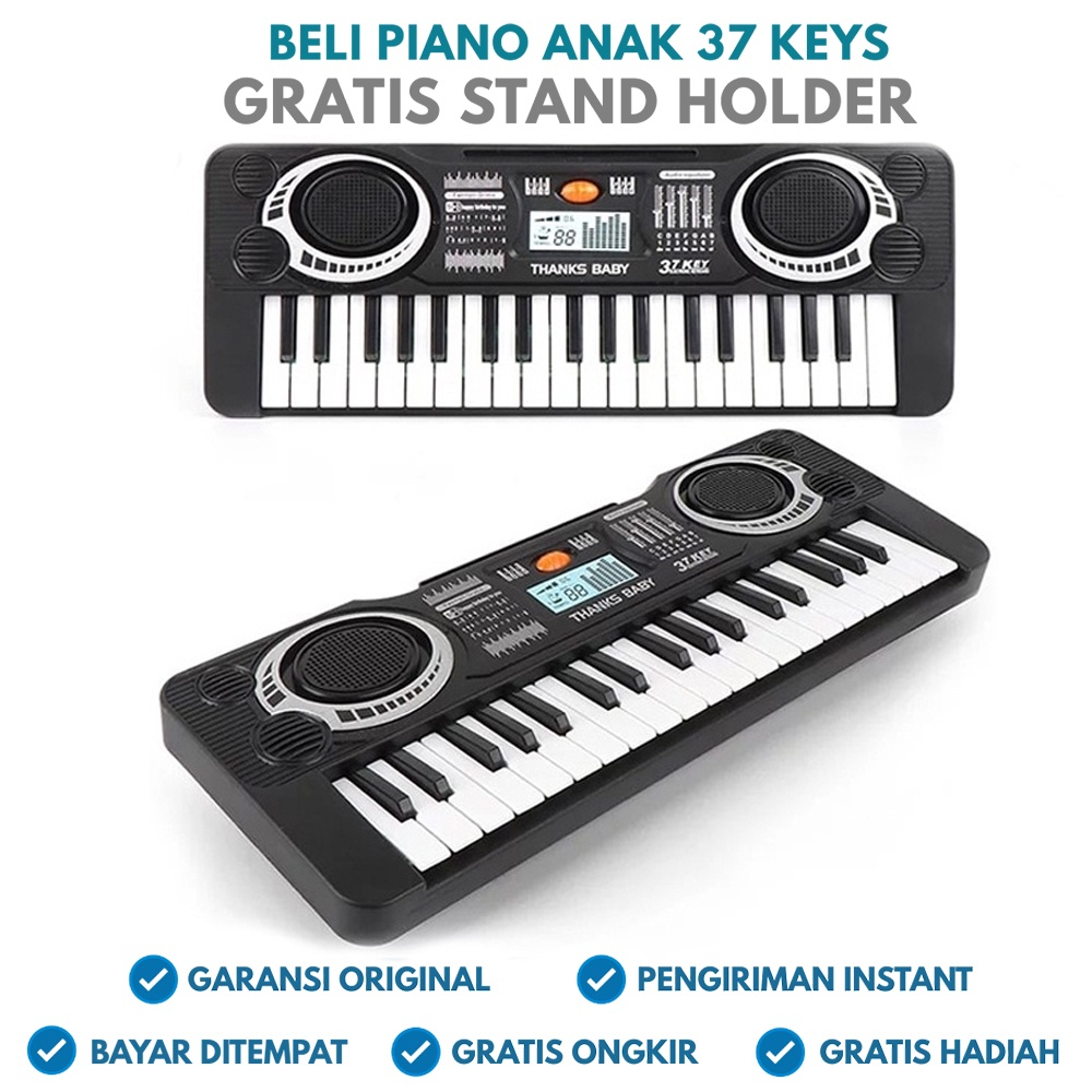 Jual Keyboard Piano Anak Mainan elektronik Edukasi Alat Musik Anak 37 ...