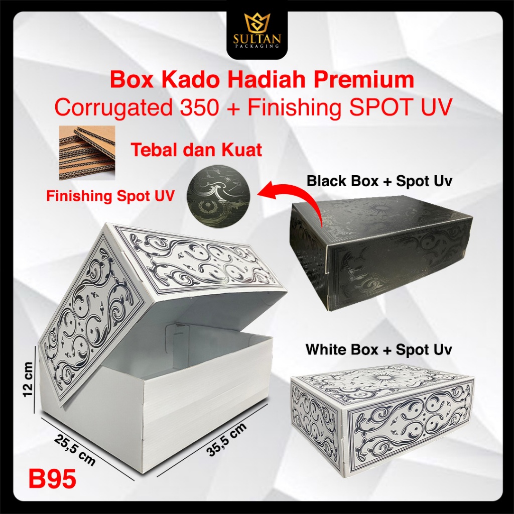 Jual Box Kado - Kotak Hadiah Jumbo - Box Spot Uv - B95 | Shopee Indonesia