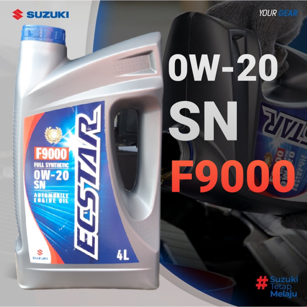 Jual Suzuki SGO ECSTAR SAE 0W-20 SN F9000 Full Synthetic 1 Galon | Shopee Indonesia