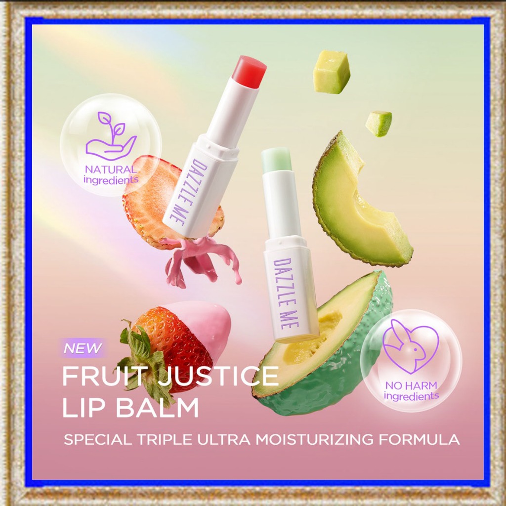 Jual DAZZLE ME Fruit Justice Lip Balm | Moisturizing Vitamin E Baby ...