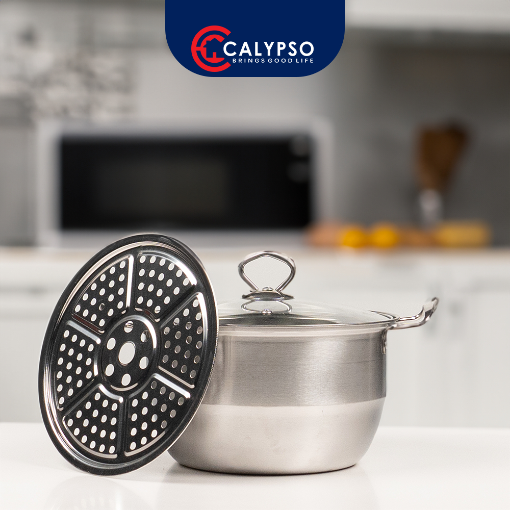 Jual Calypso Panci Kukus Steamer Pot 24-28cm Stainless Steel | Shopee ...