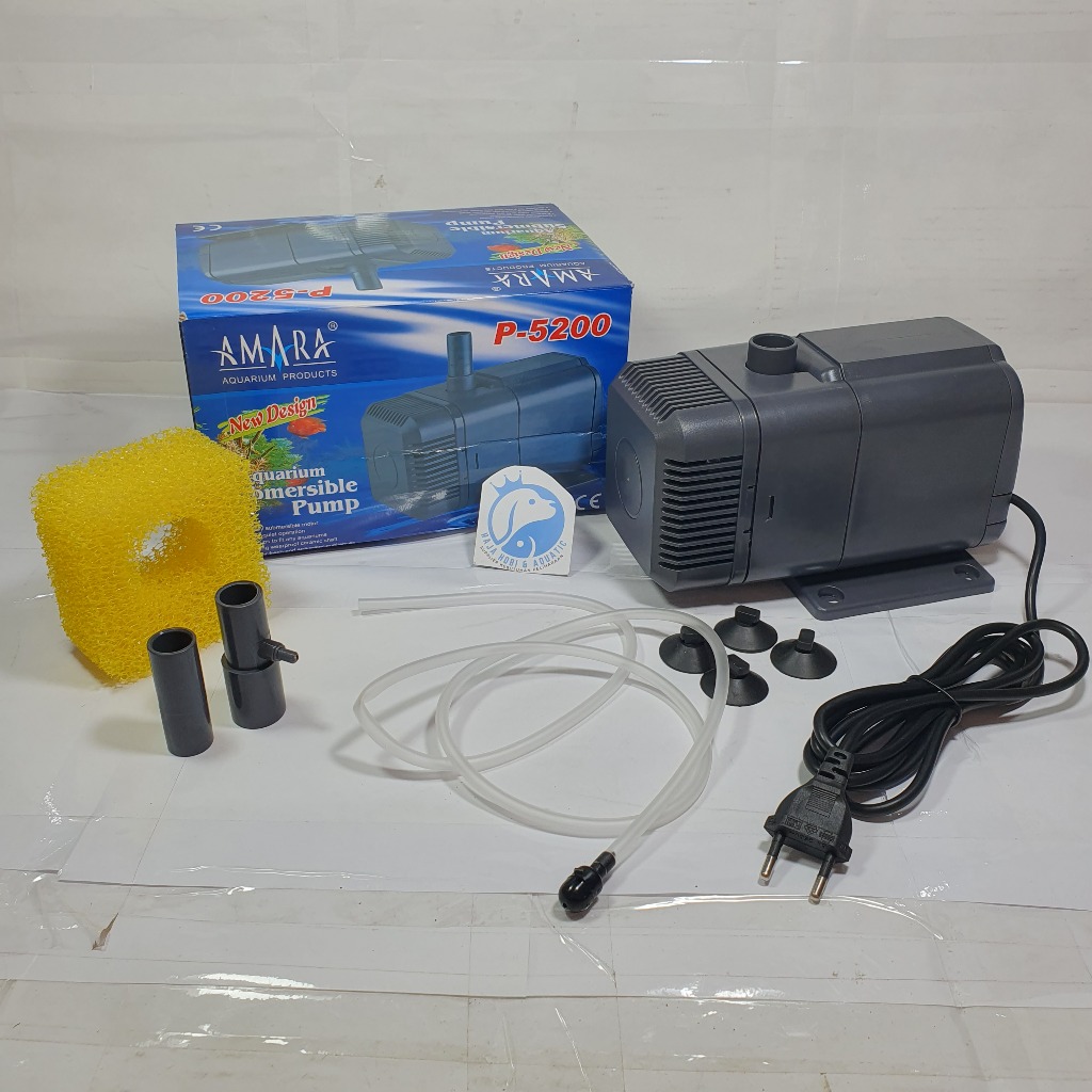 Jual AMARA P 5200 POWER HEAD POMPA AIR CELUP AQUARIUM HIDROPONIK ...
