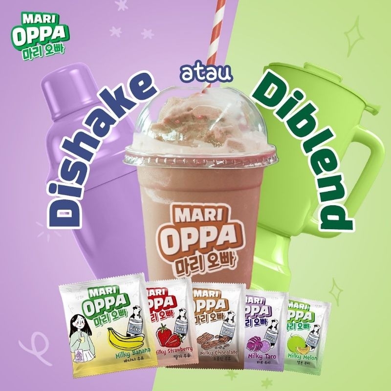 Jual MARI OPPA MILK KOREAN ALL VARIAN | Shopee Indonesia