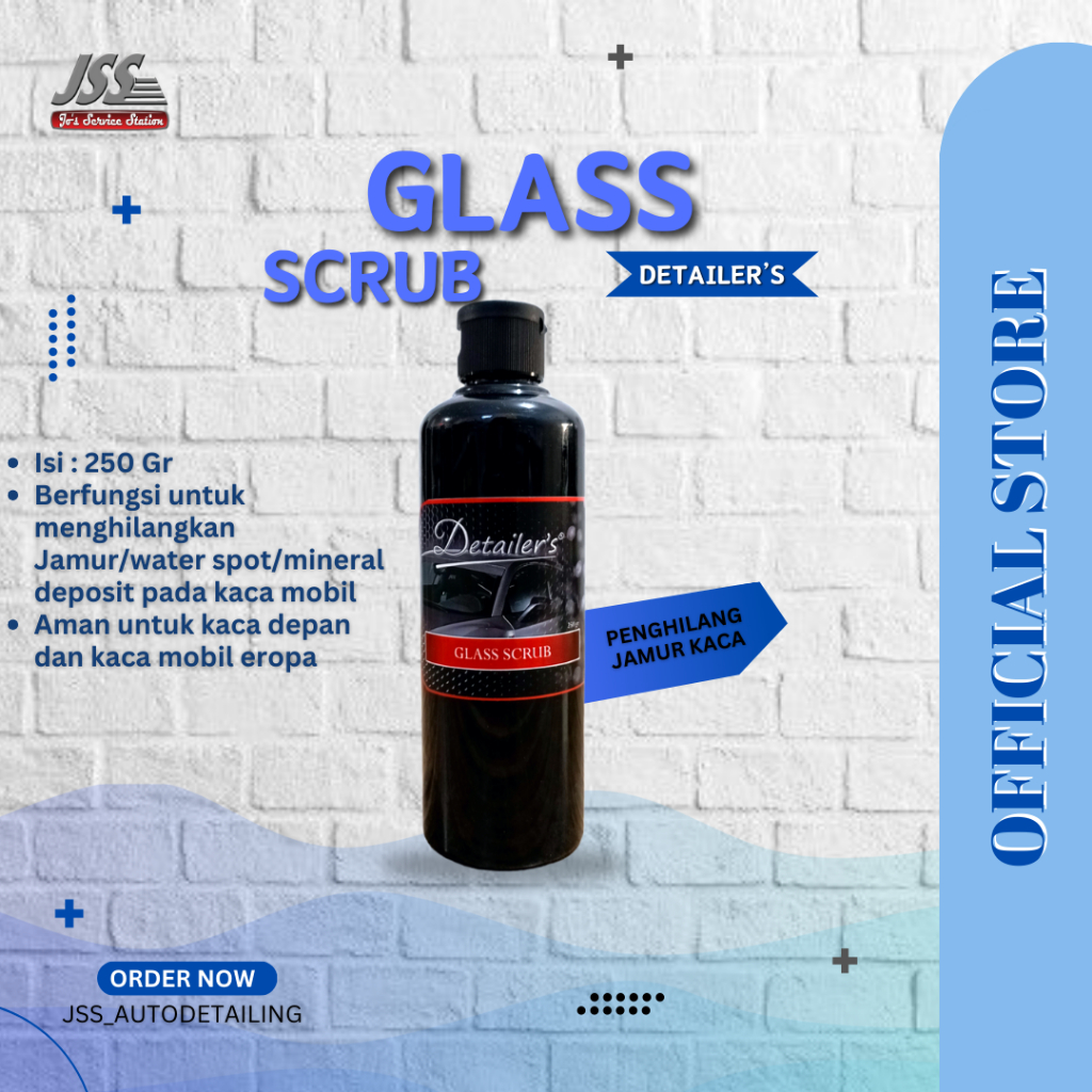 Jual Detailer's Glass Scrub isi 250gr (Penghilang Jamur pada Kaca) Obat ...
