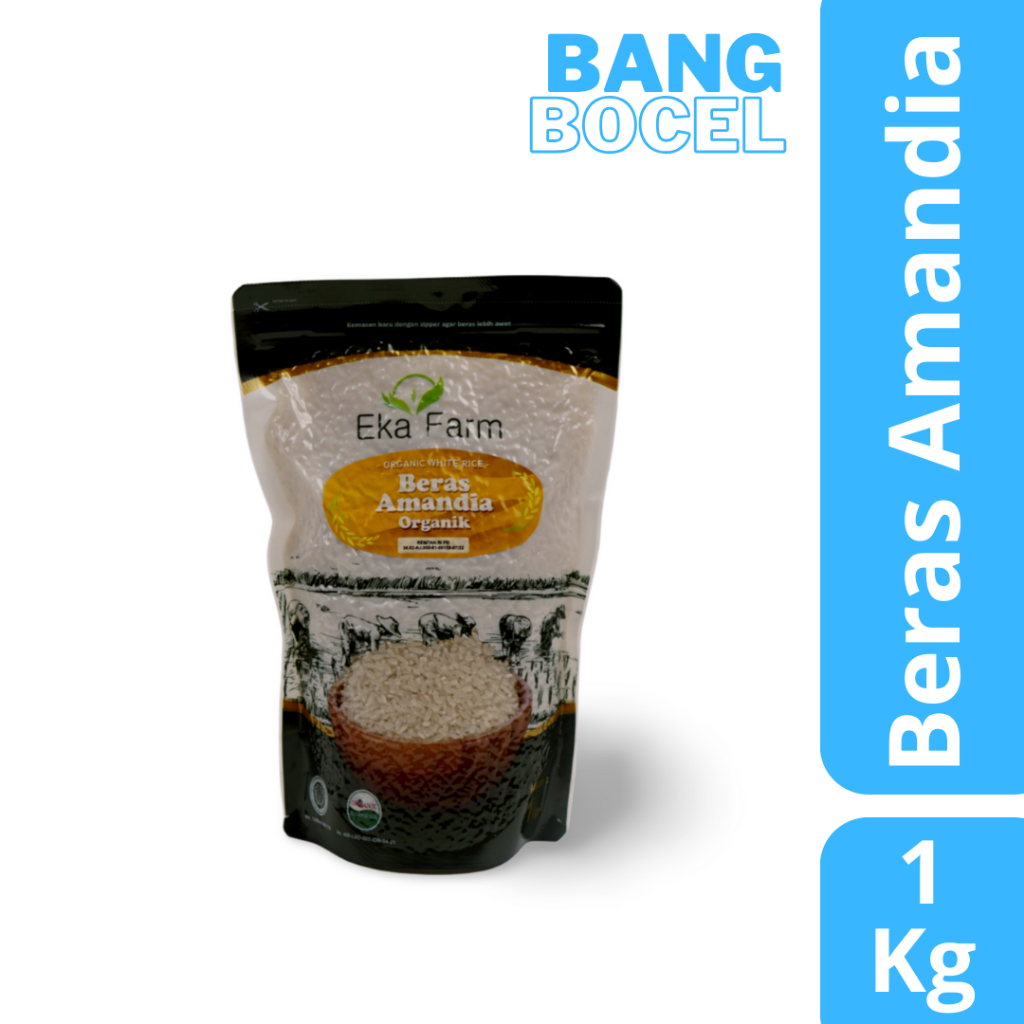 Jual Beras Amandia / Beras Diabetes Organik Rendah Gula/Glikemik 1kg ...