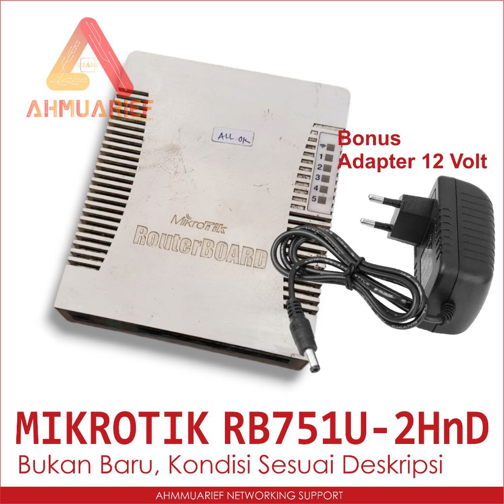 Jual MIKROTIK WIRELESS ROUTERBOARD ROUTER BOARD RB751Ui-2HnD RB751 RB ...