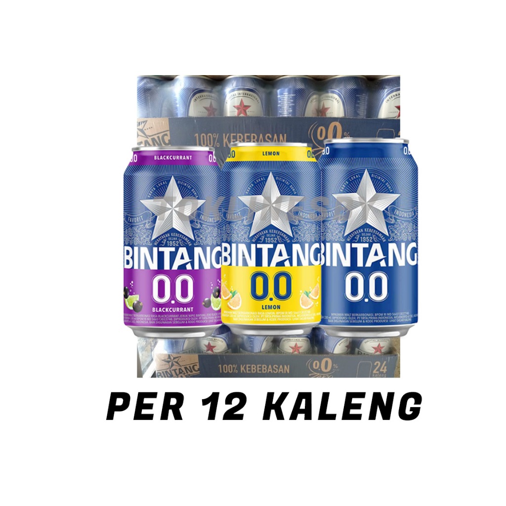 Jual [ 1/2 KARTON ISI 12 KALENG ] BINTANG BEER RADLER 0% ZERO ALKOHOL ...