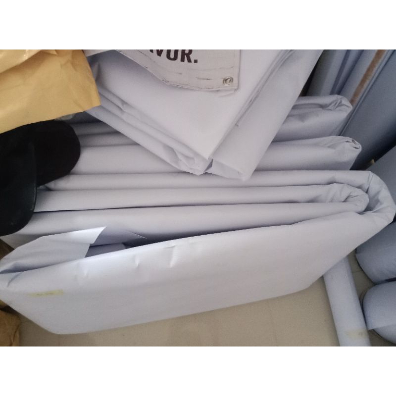 Jual Spanduk/Baliho Korea Polos putih Ukuran 3,2mx5m Ketebalan 280GSM | Shopee Indonesia