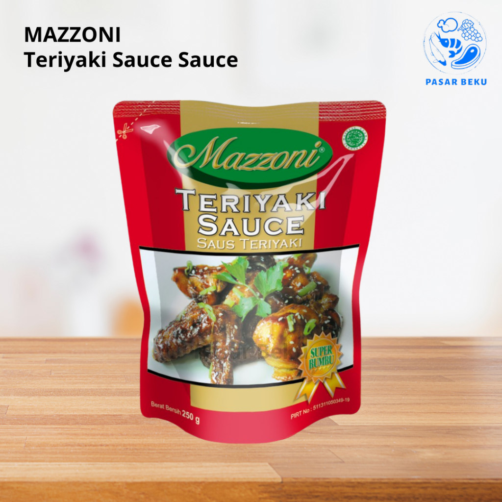 Jual Mazzoni Teriyaki Sauce 250gr Saus Bakar Frozen Food Pasar Beku ...