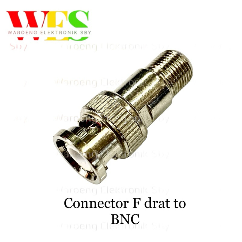 Jual SAMBUNGAN BNC TO F DRAT JACK JEK CONEKTOR BNC DRAT CCTV - DRAT | Shopee Indonesia
