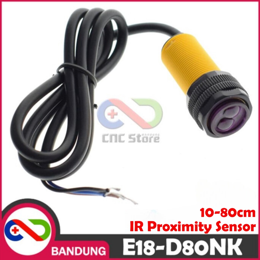 Jual Produk Premium E18D8NK SENSOR JARAK ADJUSTABLE INFRARED SENSOR ...